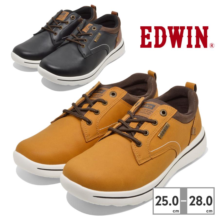 EDWIN メンズ EDW-7645 エドウィン 軽量 レトロ クラシック 防滑 幅広 : つるや 靴のTSURUYA - 通販 - Yahoo!ショッピング