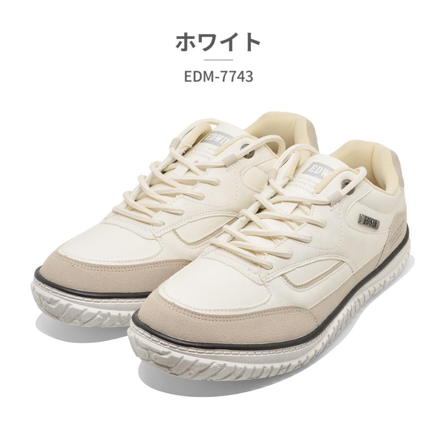 EDWIN スニーカー メンズ EDW-7743 エドウィン 軽量 レトロ クラシック 防滑 幅広 : つるや 靴のTSURUYA - 通販 - Yahoo!ショッピング
