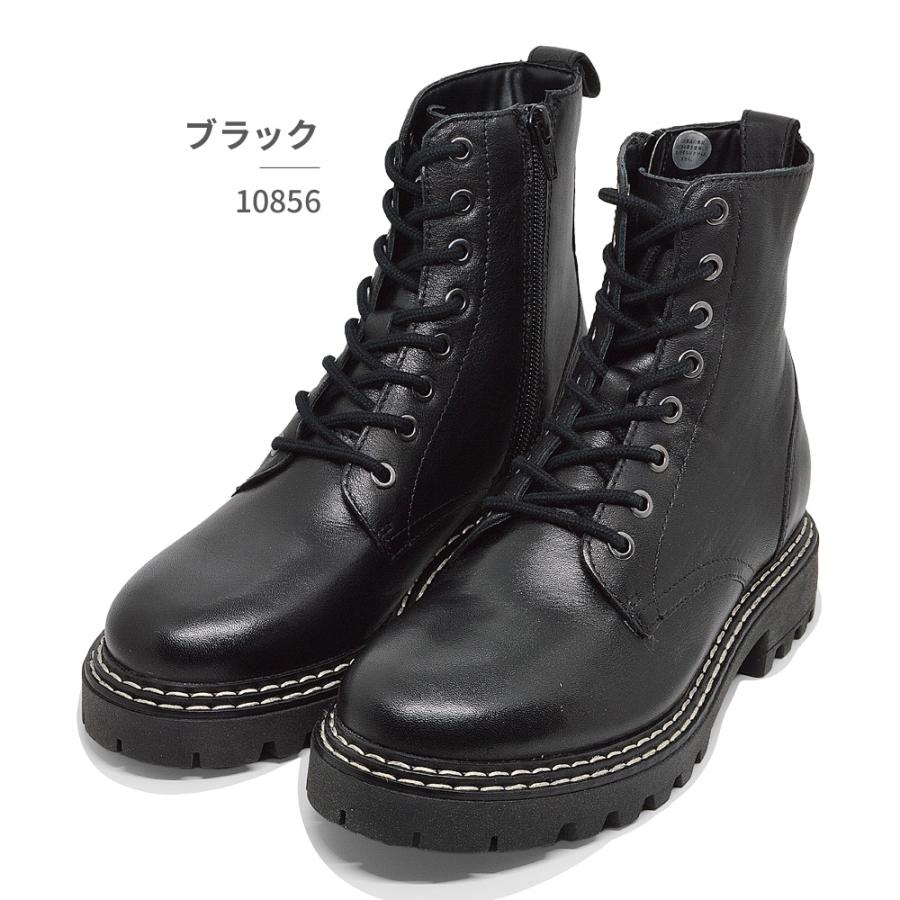 KLONDIKE ブーツ レディース 10856 クロンダイク 本革 レザー チャンキーヒール : 2-kld-w-10856-01 ...