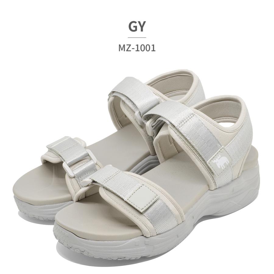 モズ サンダル レディース MZ-1001 BL GY BG MOZ 厚底 ストラップ スポーツサンダル ベルクロ :2-moz-w-1001-01:つるや 靴のTSURUYA - 通販 ...