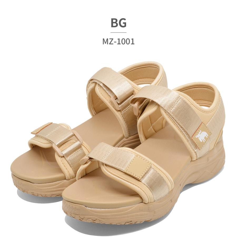 モズ サンダル レディース MZ-1001 BL GY BG MOZ 厚底 ストラップ スポーツサンダル ベルクロ :2-moz-w-1001-01:つるや 靴のTSURUYA - 通販 ...