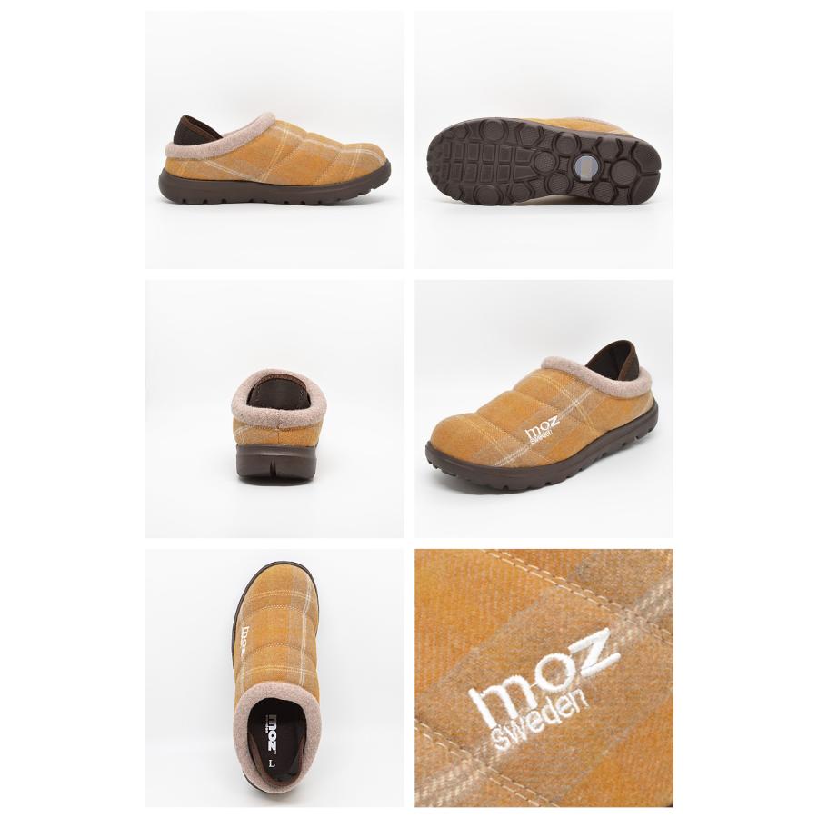 moz モズ MOZ スリッポン レディース MZ-142 GR BR YE モックシューズ 防寒 テキスタイル 2WAY カジュアル アウトドア 爆買 : つるや 靴のTSURUYA ...