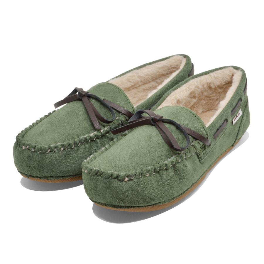 moz モズ MOZ モカシン レディース MZ-16225 BL GY OAK 裏起毛 室内履き可 フラットシューズ ドライビングシューズ : つるや 靴のTSURUYA - 通販 ...