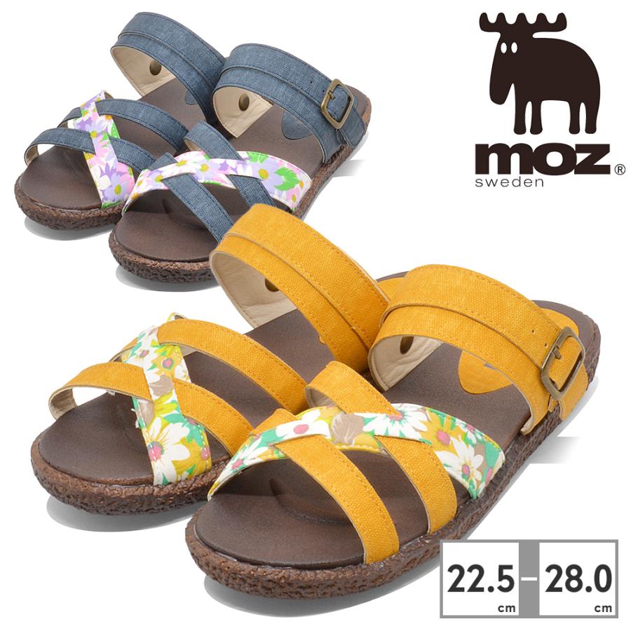 moz MOZ サンダル レディース 23496 モズ 2024春夏 花がら : つるや 靴のTSURUYA - 通販 - Yahoo!ショッピング