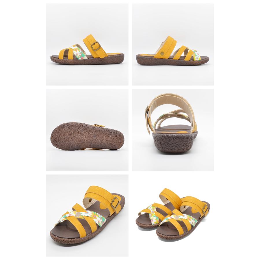 moz MOZ サンダル レディース 23496 モズ 2024春夏 花がら : つるや 靴のTSURUYA - 通販 - Yahoo!ショッピング