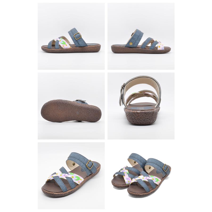 moz MOZ サンダル レディース 23496 モズ 2024春夏 花がら : つるや 靴のTSURUYA - 通販 - Yahoo!ショッピング