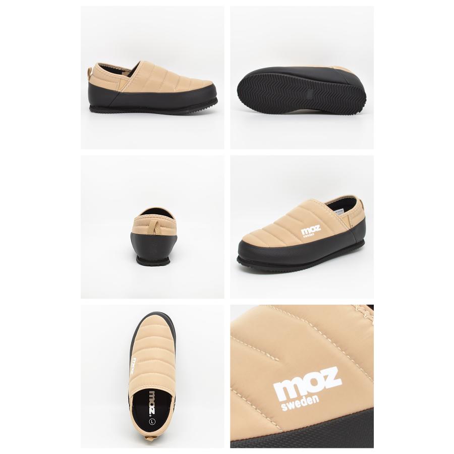 moz モズ スリッポン レディース モックシューズ 756 BL BG MOZ 防寒 アウトドア 軽量 : つるや 靴のTSURUYA - 通販 - Yahoo!ショッピング