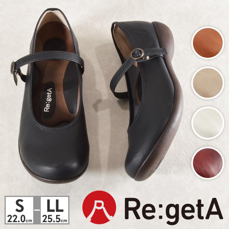 Re:getA（リゲッタ） パンプス レディース ワンベルトローヒール
