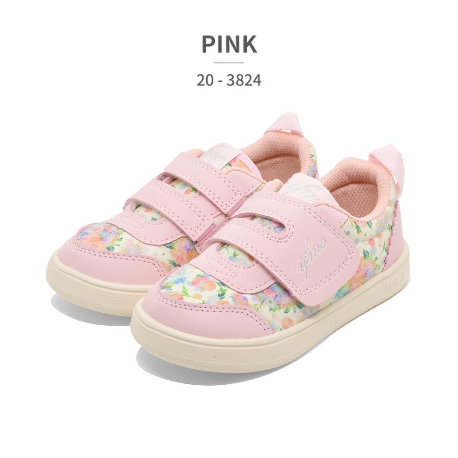 IFME イフミー カラン スニーカー 花柄 フラワー 子供靴 キッズ 20-3824 CALIN ベルクロ マジックテープ : つるや 靴の ...