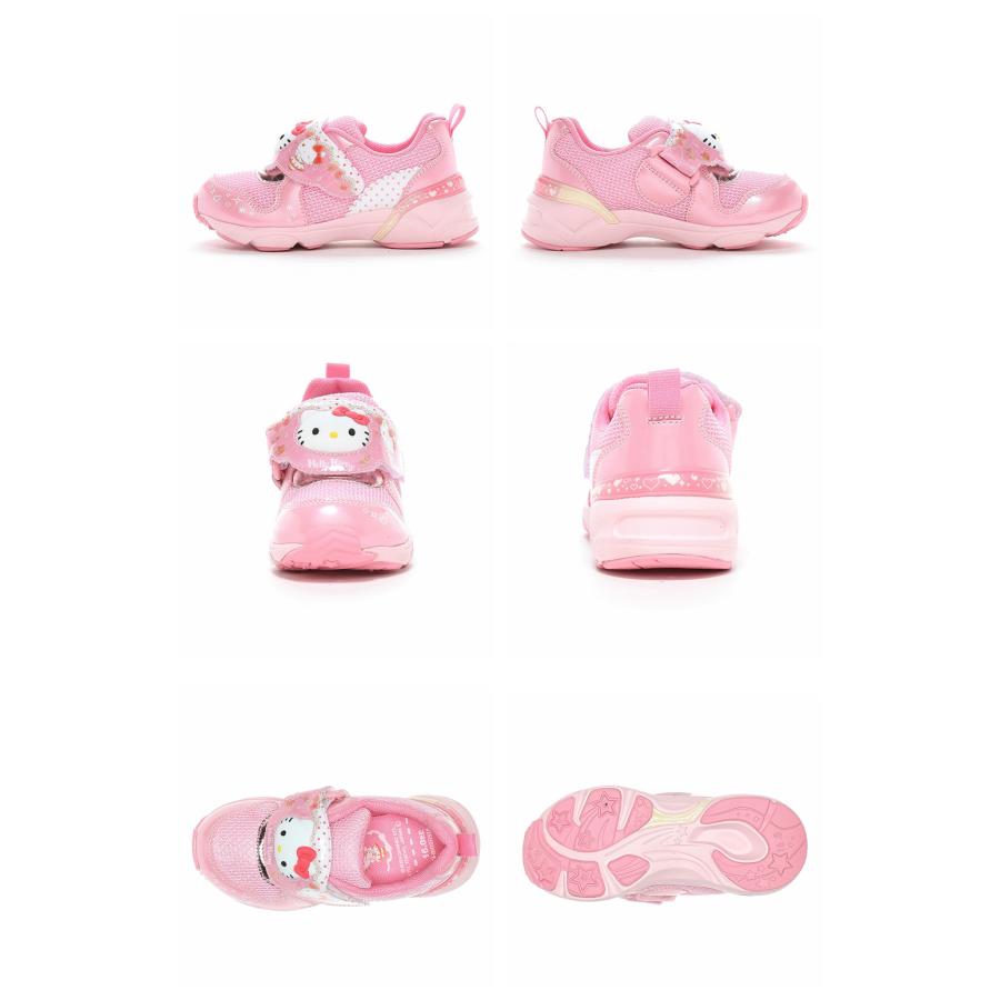 moonstar スニーカー キッズ サンリオ LEDシューズ SA C034 ムーンスター 光る靴 ハローキティ シナモロール シナモン クロミ : 3-mon-k-sac034-01 ...