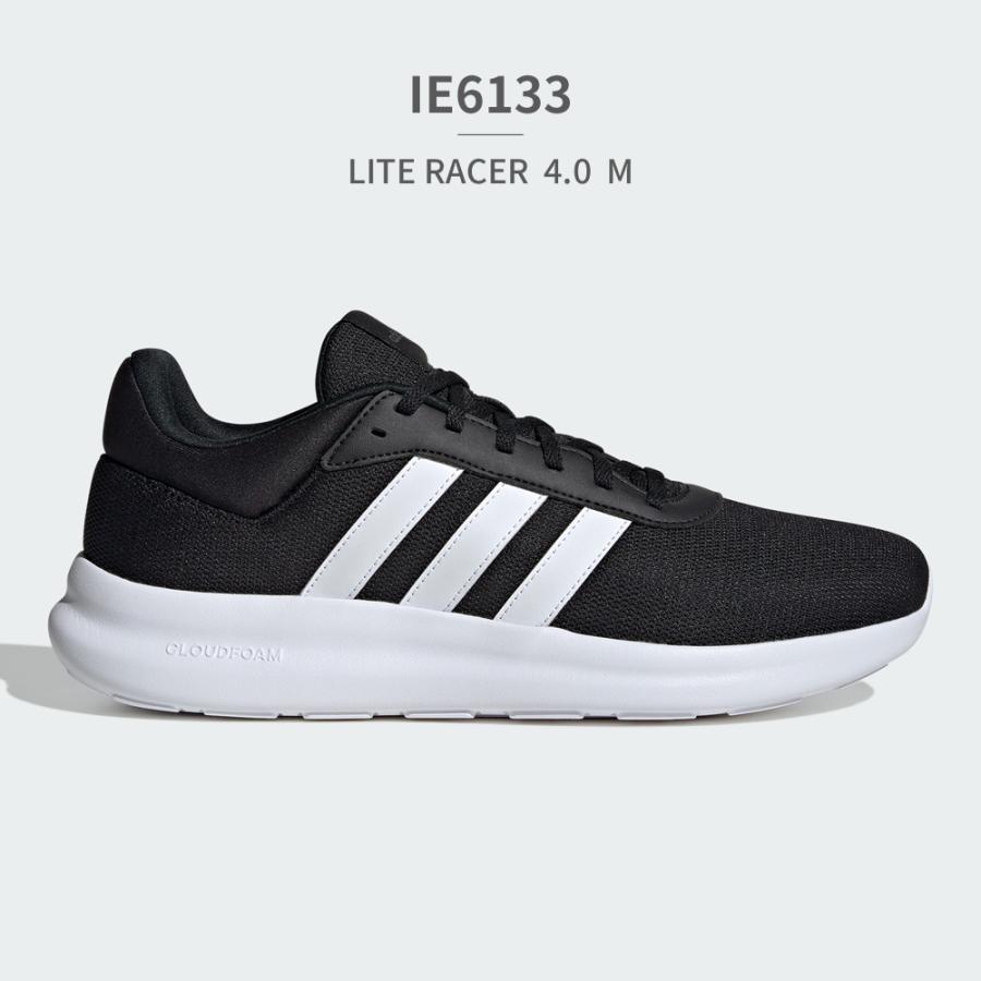 アディダス スニーカー メンズ IE6132 IE6133 IE6134 IE6136 adidas LITE RACER 4.0 M 軽量 ...
