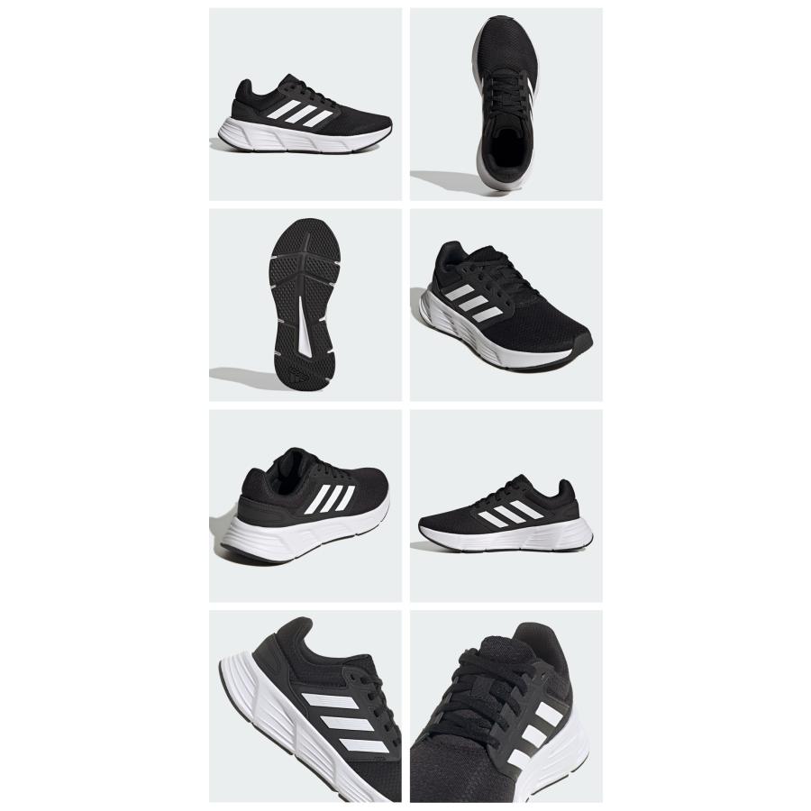 adidas アディダス ランニング レディース ギャラクシー ブラック/ホワイト GW4131 GALAXY 6 / GLX スニーカー ...