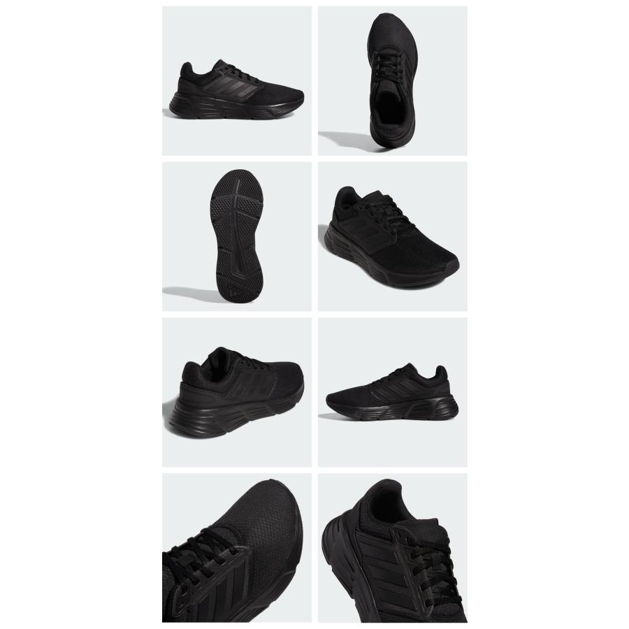 adidas アディダス ランニング レディース ギャラクシー ブラック/ホワイト GW4131 GALAXY 6 / GLX スニーカー ...