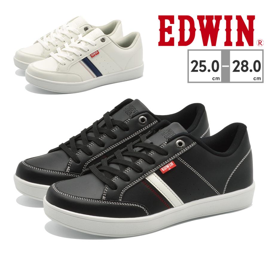 EDWIN スニーカー メンズ EDW-7053 エドウィン 軽量 ローカット シンプル : つるや 靴のTSURUYA - 通販 - Yahoo!ショッピング