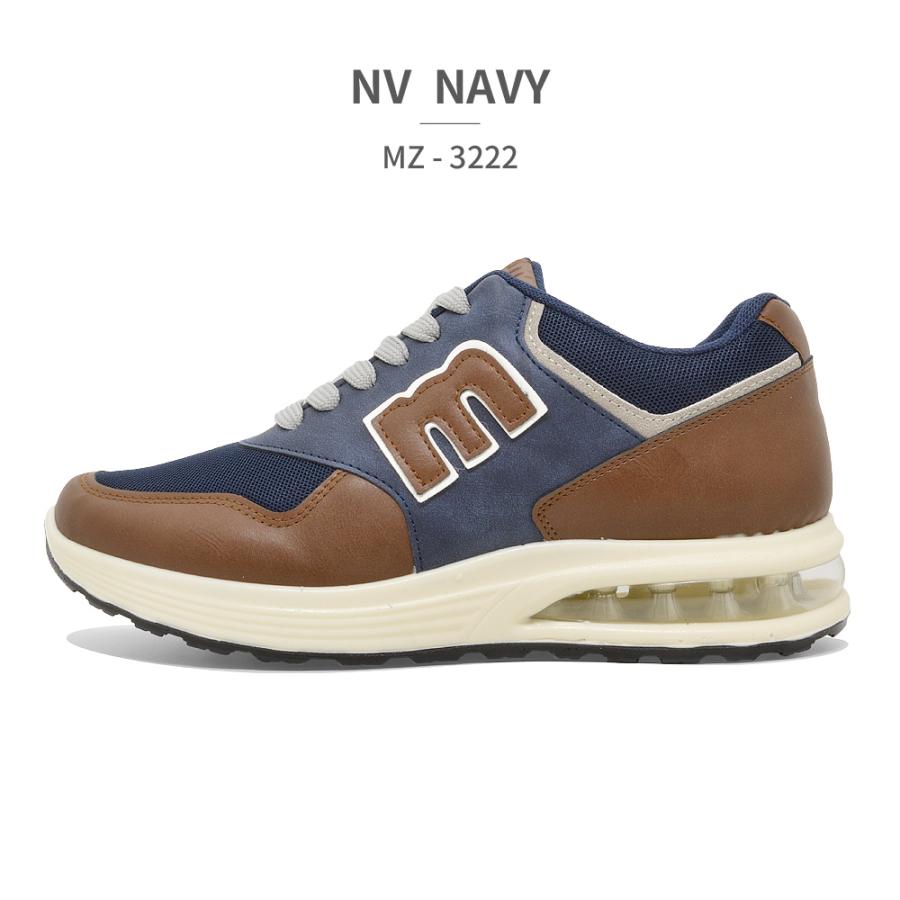 モズ スニーカー メンズ MZ-3222 BLK NV WH MOZ 厚底 エアソール カジュアル クラシック : 4-moz-m-3222-01 : つるや 靴のTSURUYA - 通販 ...