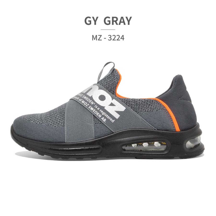 モズ スリッポン メンズ MZ-3224 BLK GY MOZ 厚底 エアソール 2WAY クッションインソール : 4-moz-m-3224-01 : つるや 靴のTSURUYA - 通販 ...