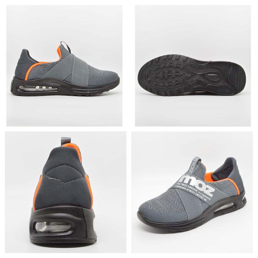 モズ スリッポン メンズ MZ-3224 BLK GY MOZ 厚底 エアソール 2WAY クッションインソール : 4-moz-m-3224-01 : つるや 靴のTSURUYA - 通販 ...