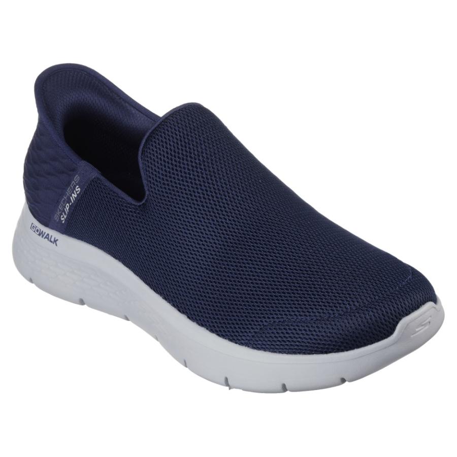 スケッチャーズ スリッポン メンズ スリップインズ：ゴーウォークフレックス 216491 BBK DKGY NVY SKECHERS ...