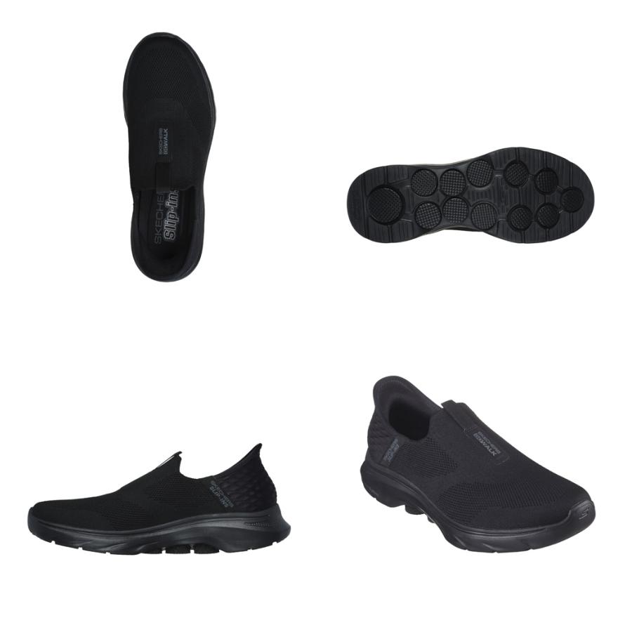 SKECHERS（スケッチャーズ） ウォーキング メンズ スリップインズ ゴーウォーク7 イージー オン2 216641 BBK GYYL ...