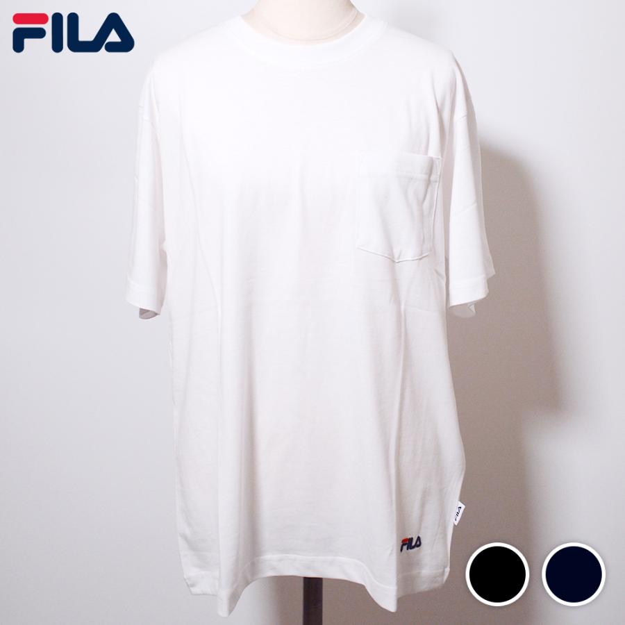 FILA Tシャツ メンズ Sポケット付きTシャツ FM6724 フィラ 2024春夏 : つるや 靴のTSURUYA - 通販 ...