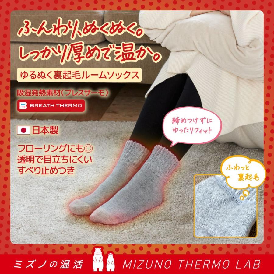 MIZUNO 靴下 メンズ 吸湿発熱 ブレスサーモゆるぬく裏起毛ソックス C2JXA603 ミズノ 2025秋冬 : つるや 靴のTSURUYA - 通販 - Yahoo!ショッピング