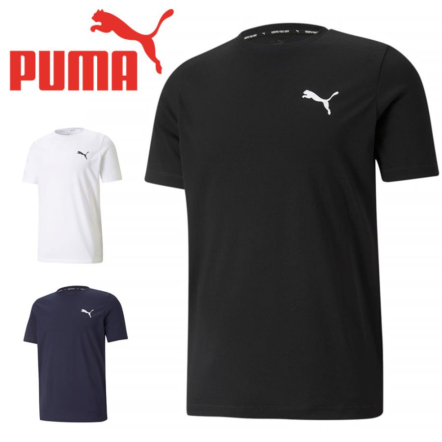 PUMA プーマ Tシャツ メンズ スモールロゴ 588866 DRYCELL 吸汗速乾 クルーネック : つるや 靴のTSURUYA - 通販 - Yahoo!ショッピング