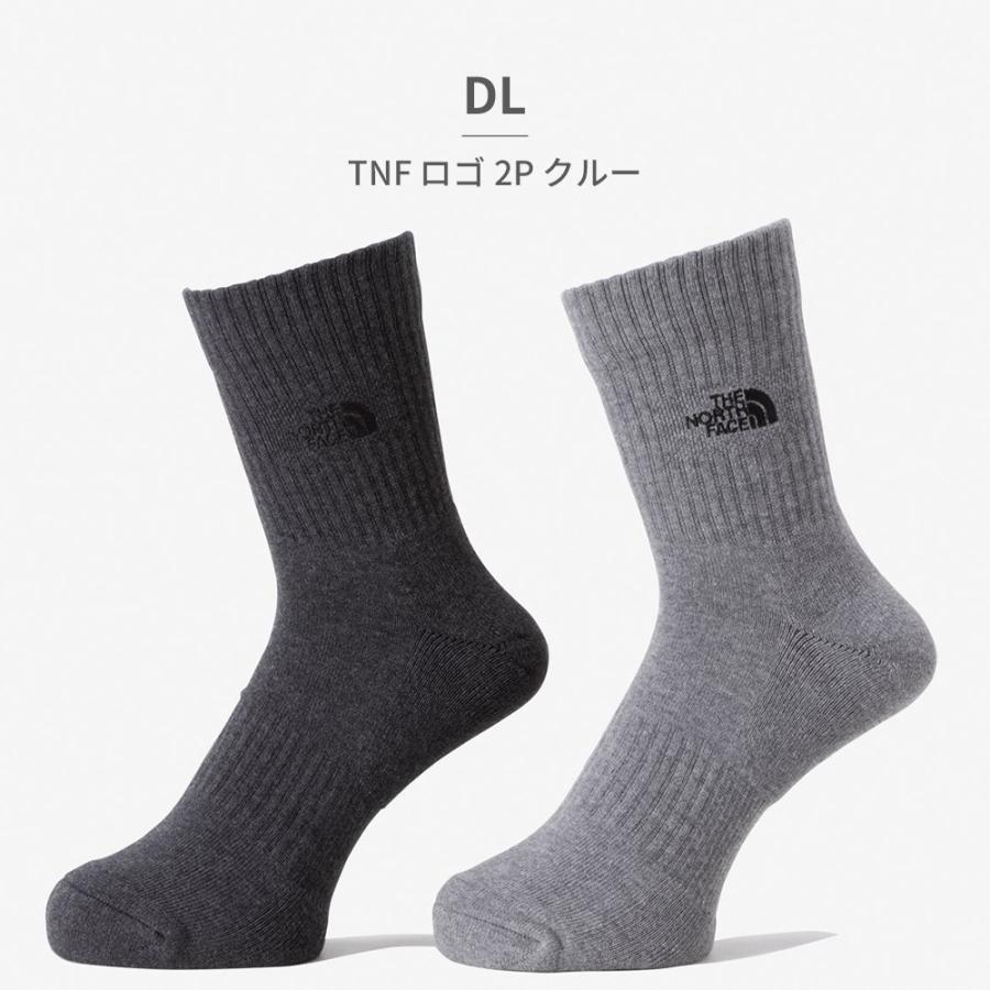 ザ ノースフェイス 靴下 メンズ レディース TNF ロゴ 2P クルー NN82310 KW the north face TNF Logo 2P :6-tnf-u-82310-1:つるや ...