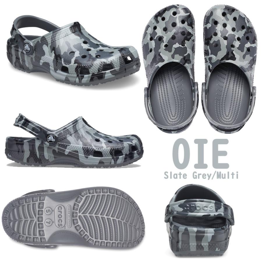 crocs クロックス サンダル メンズ Classic Printed Camo Clog クラシック プリンテッド カモ クロッグ ...