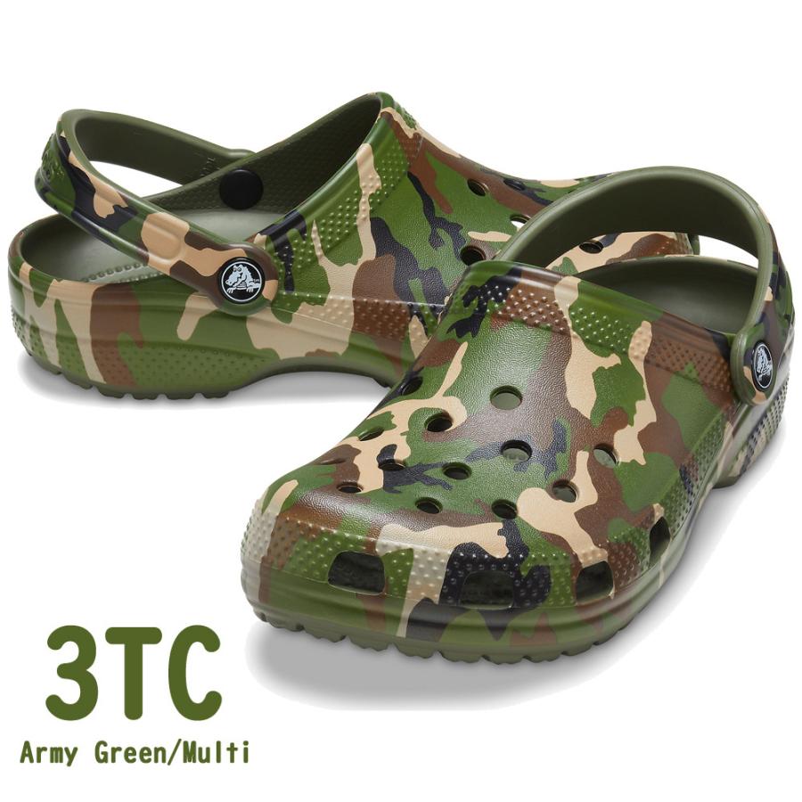 クロックス サンダル メンズ Classic Printed Camo Clog クラシック プリンテッド カモ クロッグ crocs ...
