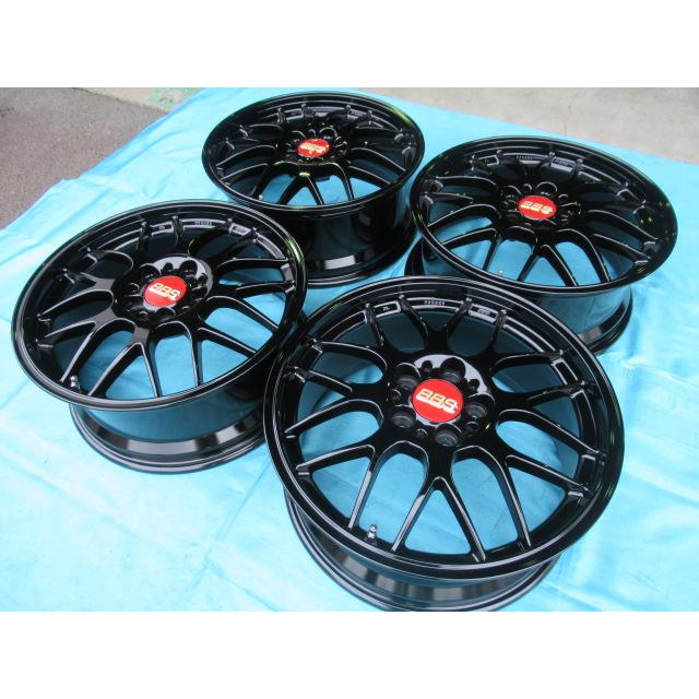 BBS RG-R (RG749H) 7.5J-18インチ IS50 PCD114.3 4本 ヤリスクロス アルファード ヴォクシー アテンザ レヴォーグ 鍛造 カスタムブラック ...