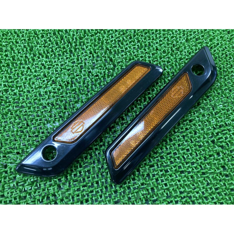 FLHXS1690 サドルバッグラッチカバー 左右 黒 90200448/90200449 ハーレー 純正 中古 2015年式外し ストリート ...