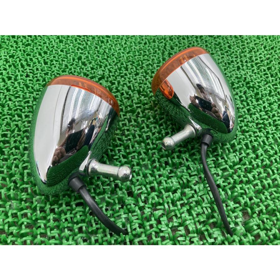 XL883 XL1200 フロントウインカー 左右 000440 ハーレー 純正 中古 バイク 部品 スポーツスター 修復素材に 割れ欠け無し ...