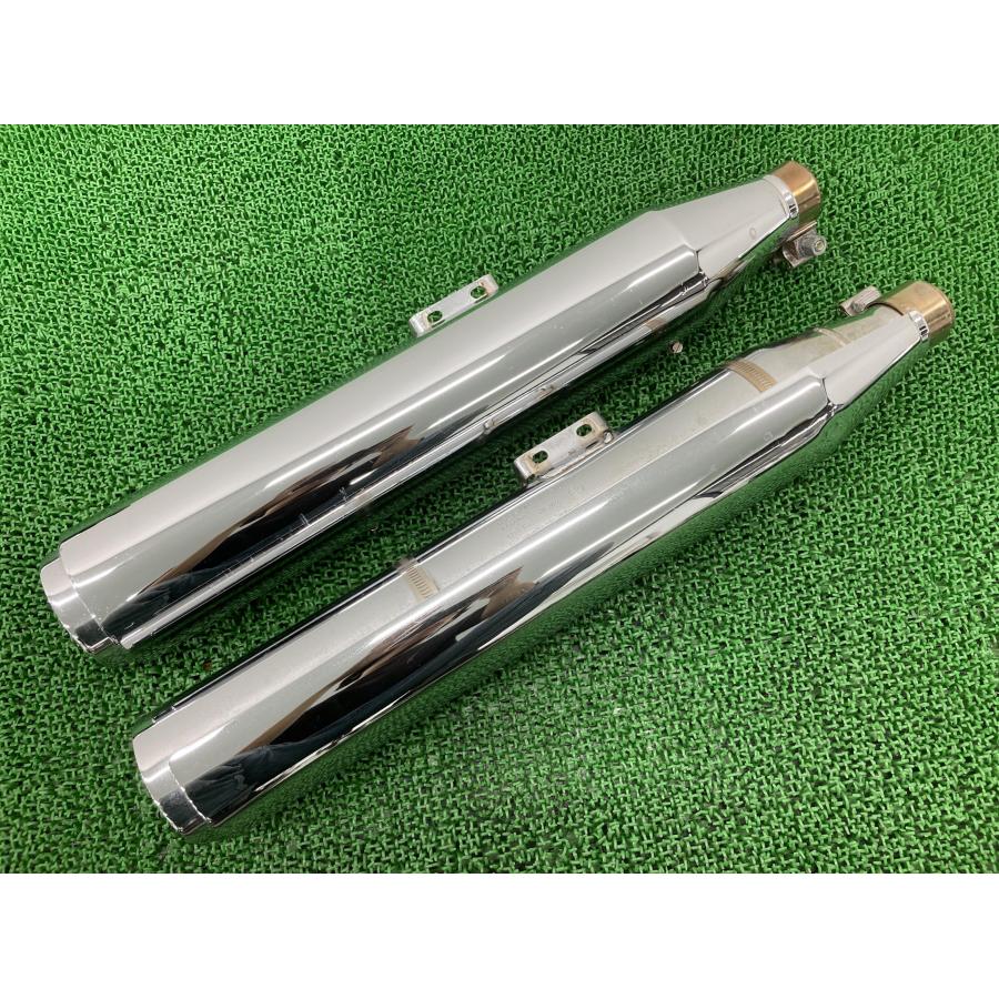 FLFBS1870 サイレンサーマフラー 64900460 ハーレー 純正 中古 バイク 部品 ソフテイル ファットボーイ114 コケキズ無し ...