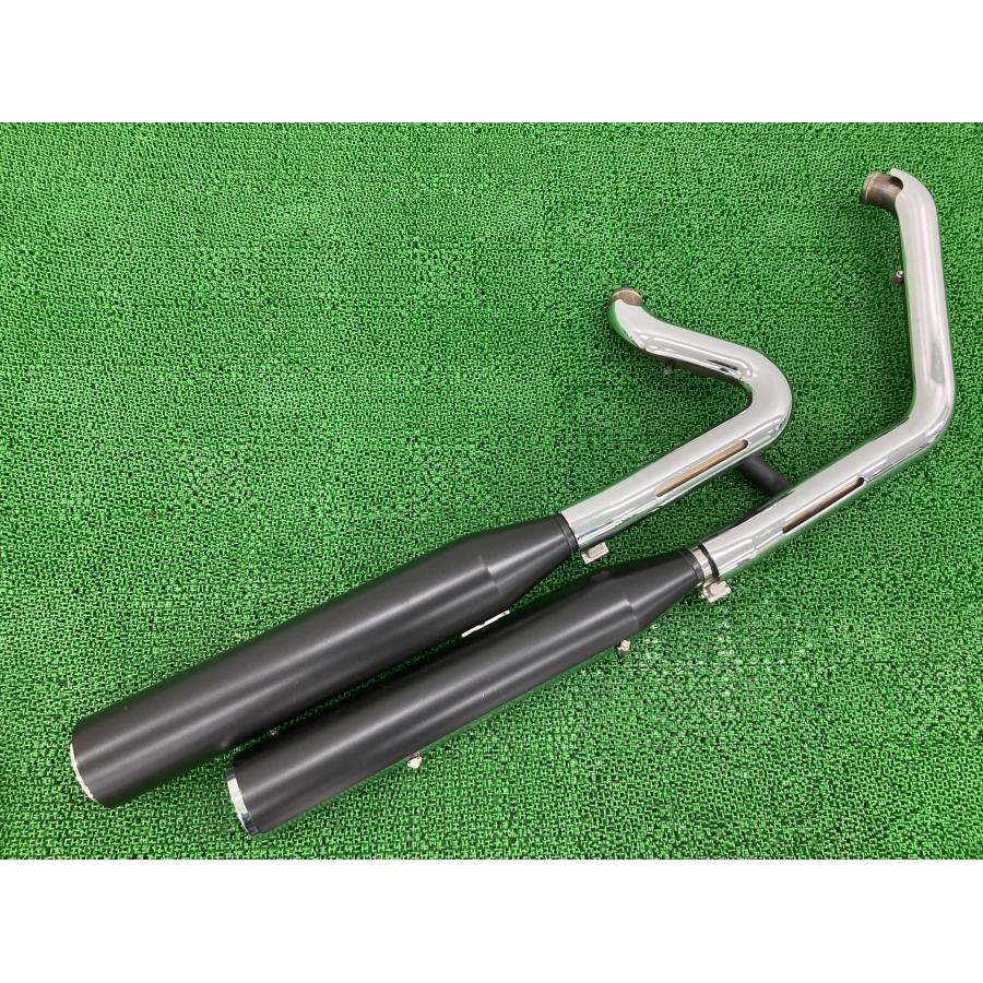 FLFBS1870 マフラー 64900460 ハーレー 純正 中古 バイク 部品 ソフテイル ファットボーイ114 フルエキ E4 コケキズ ...