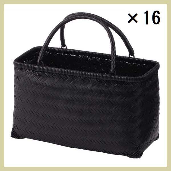 ＜16個セット＞『竹』かごバッグ（ブラック） mts-08-01BK : 天然素材のお店 hana Yahoo!店 - 通販 - Yahoo!ショッピング