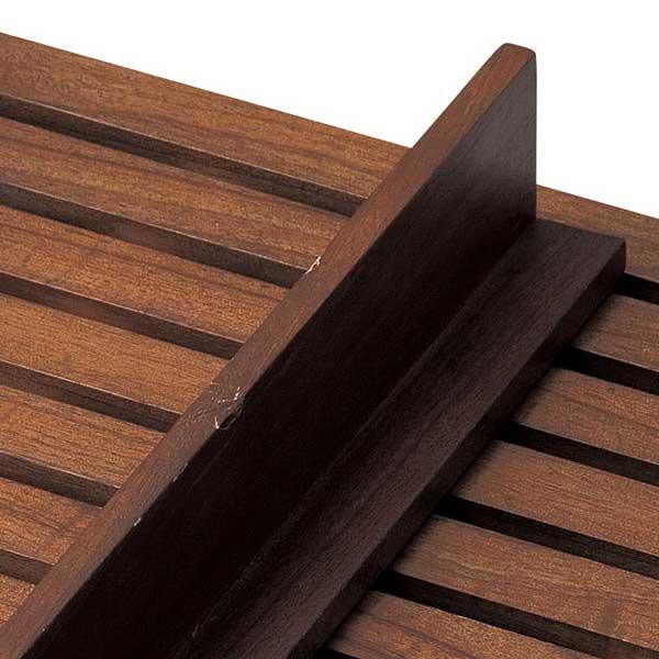 ＜20個セット＞『チェリーウッド』パーテーション（仕切り板）／ダークブラウン mts-16-50DBR : 天然素材のお店 hana Yahoo!店 - 通販 - Yahoo!ショッピング