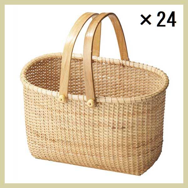 ＜24個セット＞『ラタン』かごバッグ「32×20×20cm」 mts-91-211 : 天然素材のお店 hana Yahoo!店 - 通販 - Yahoo!ショッピング