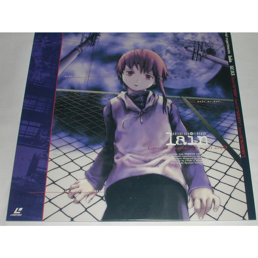 （LD：レーザーディスク）レイン serial experiments lain 監督：中村隆太郎 【中古】 : lda61084 : T.S.K.ヤフー店 - 通販 - Yahoo!ショッピング