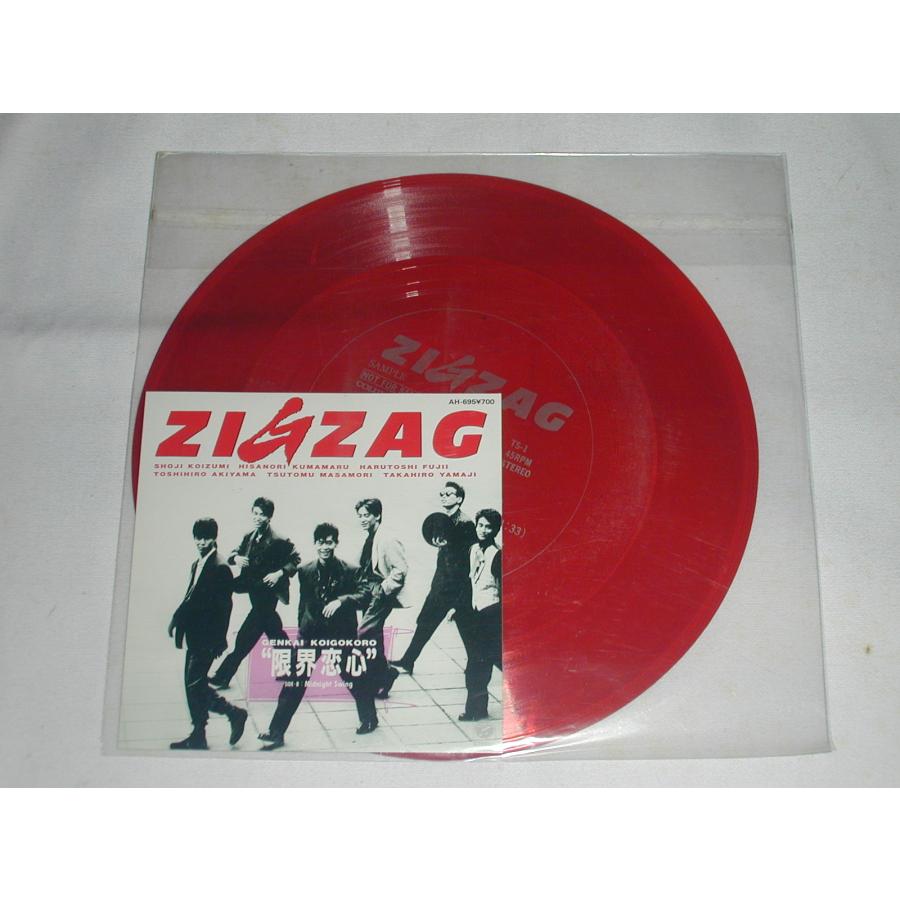 （EP:ソノシート）ZIG ZAG ジグザグ／「限界恋心」愛のZIG ZAG劇場〜雨降って地固まる編〜[未使用品]【中古】 : lphgk50324 : T.S.K.ヤフー店 - 通販 ...