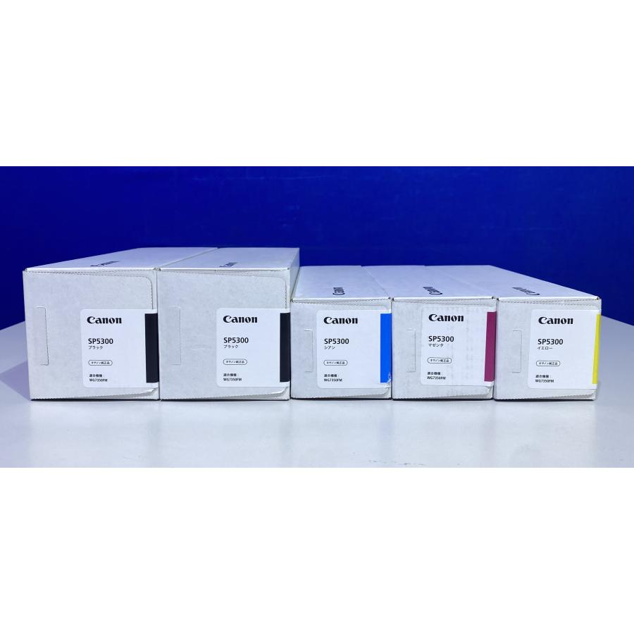 キヤノン 【越谷発】純正未使用品【CANON】インクカートリッジ ☆SP5300☆ 4色セット(K×2 C×1 M×1 Y×1)（36032 ...