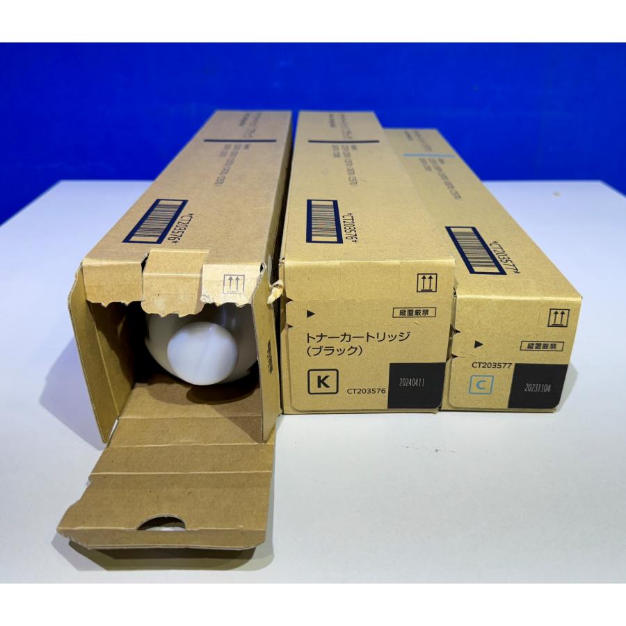 FUJIFILM 【越谷発】【FUJIFILM(Xerox)】純正未使用トナー CT203576〜577 ☆（K×2 C×1）(36407) : T.S.one - 通販 - Yahoo!ショッピング