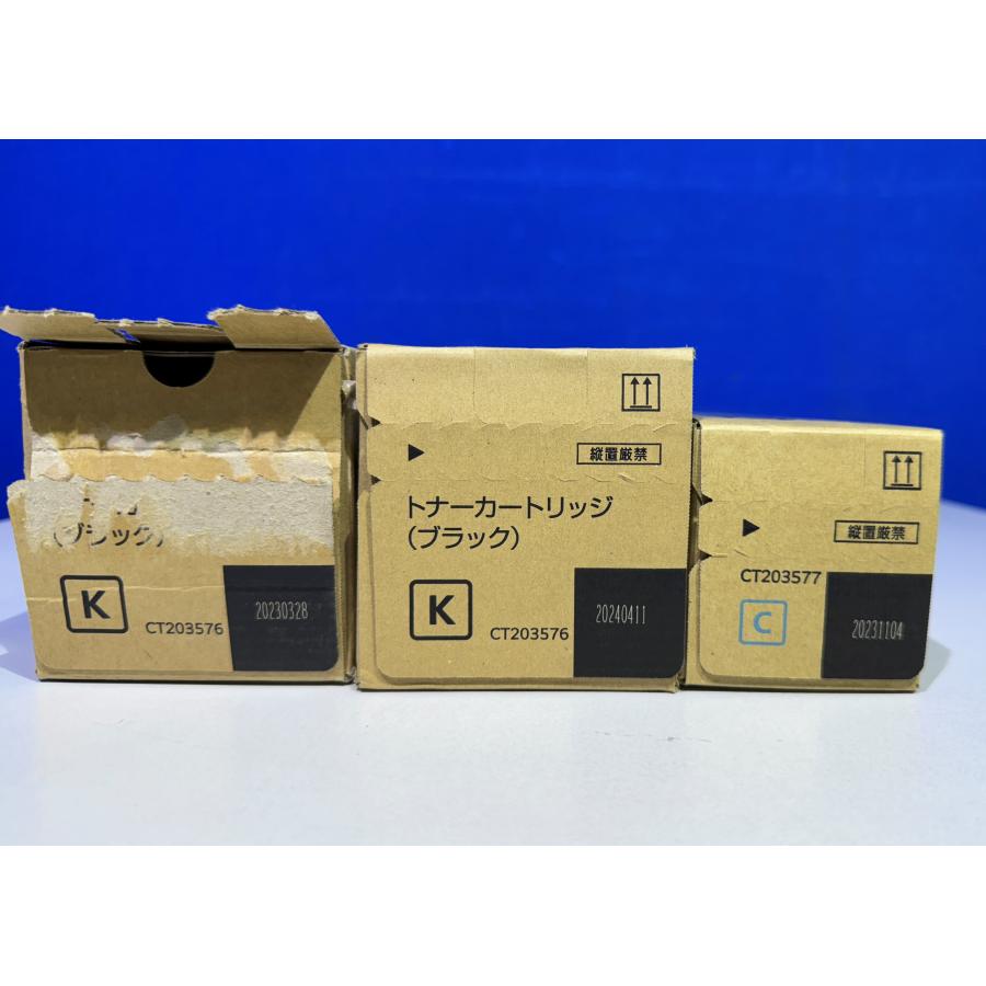 FUJIFILM 【越谷発】【FUJIFILM(Xerox)】純正未使用トナー CT203576〜577 ☆（K×2 C×1）(36407) : T.S.one - 通販 - Yahoo!ショッピング