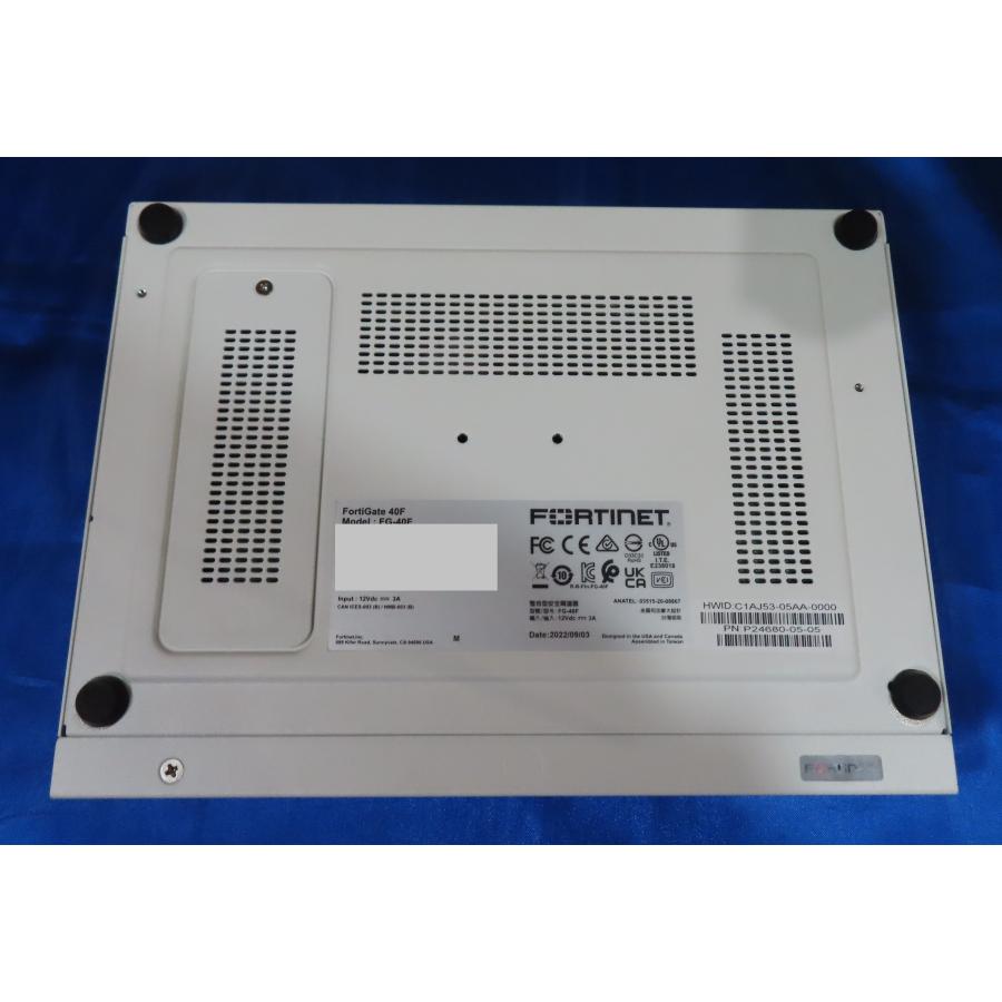 【大阪発】【FORTINET】FortiGate 40F 初期化済み (6576) : T.S.one - 通販 - Yahoo!ショッピング