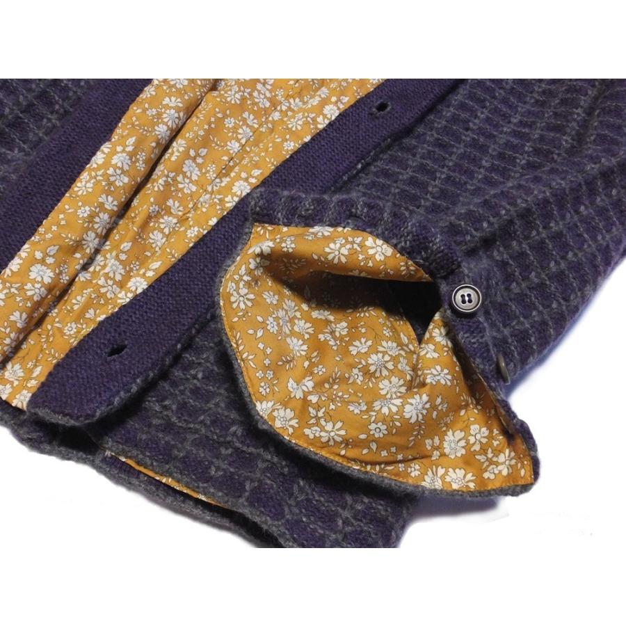 dalmo カシミアニット パープルxグレー カシミア100% Libertyプリントのライニング : 2.29 - 通販 - Yahoo ...