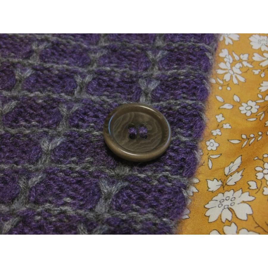 dalmo カシミアニット パープルxグレー カシミア100% Libertyプリントのライニング : 2.29 - 通販 - Yahoo ...