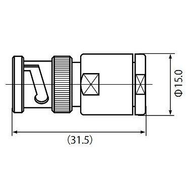 BNCコネクタ BNCP-5DFB : 津パーツ店 - 通販 - Yahoo!ショッピング