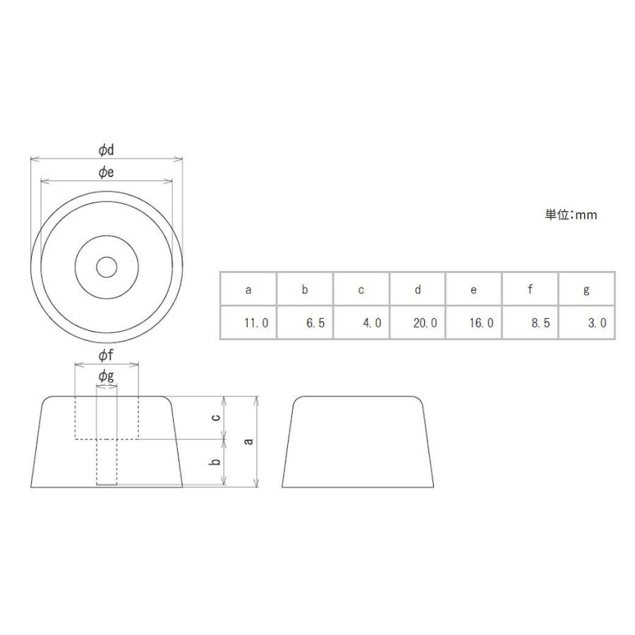 ゴム足 サトーパーツ BU-692-C : 津パーツ店 - 通販 - Yahoo!ショッピング