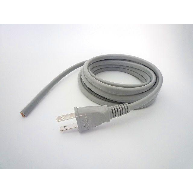 KHD プラグ付き電源コード 灰 VCTFK 1.25SQ 3m :P-VCTFK-125-3:津パーツ店 - 通販 - Yahoo!ショッピング