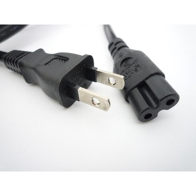 Longwell LS-7C メガネ型電源コード 黒 VCTFK 0.75SQ 1.8m : 津パーツ店 - 通販 - Yahoo!ショッピング