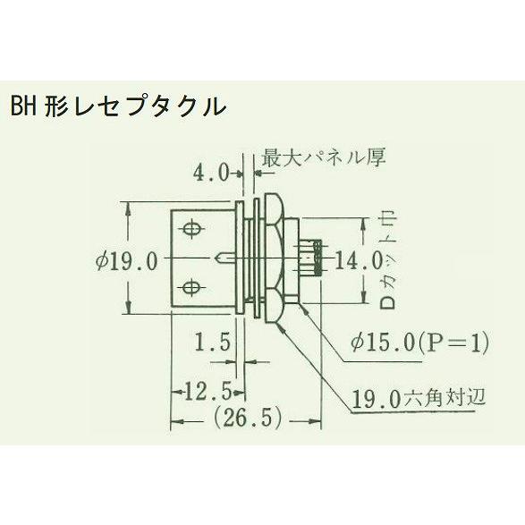 プッシュプル丸形コネクタ 2P BHレセプタクル(ピンコンタクト) 多治見無線電機 PRC03-23A10-2AM10.5 : 津パーツ店 - 通販 - Yahoo!ショッピング
